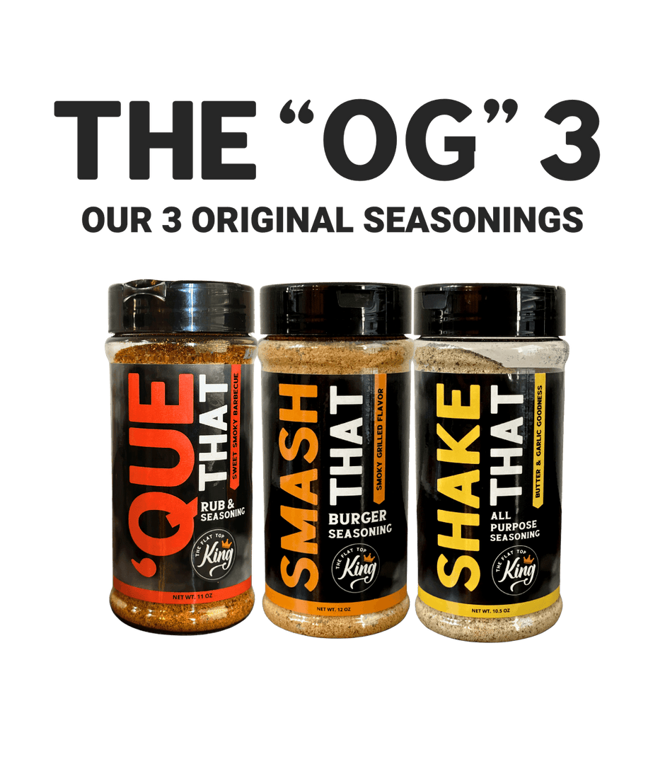 The Flat Top King Seasonings – Griddle Goods Inc